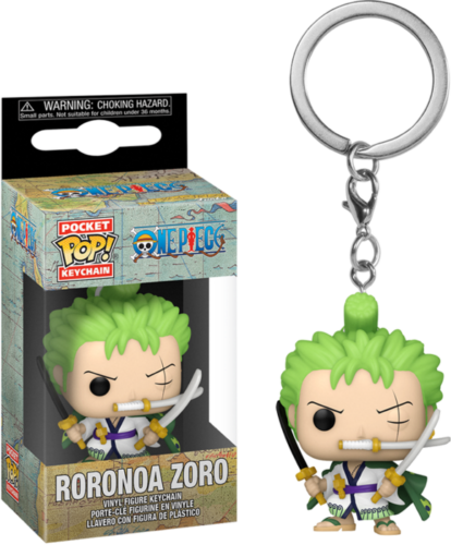One Piece - Roronoa Zoro Keychain - Kitsune Relics