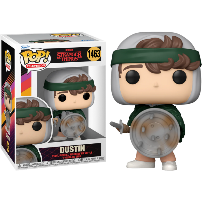 Funko - Stranger Things 4 - Hunter Dustin with Shield (#1463) - Kitsune ...