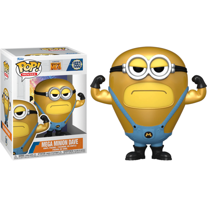 Funko - Despicable Me 4 - Mega Minion Dave (#1553) - Kitsune Relics Funko - Despicable Me 4 - Mega Minion Dave (#1553) - Kitsune Relics