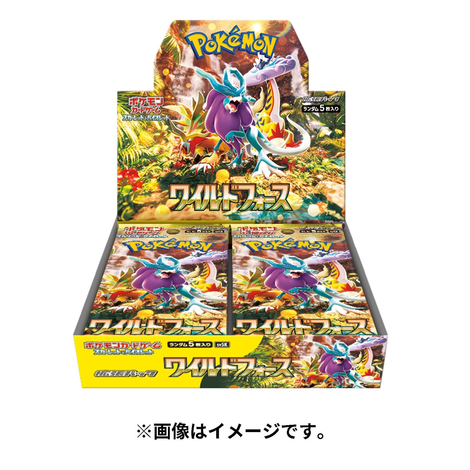 Tcg Pokémon Scarlet And Violet Wild Force Booster Box Sv5k